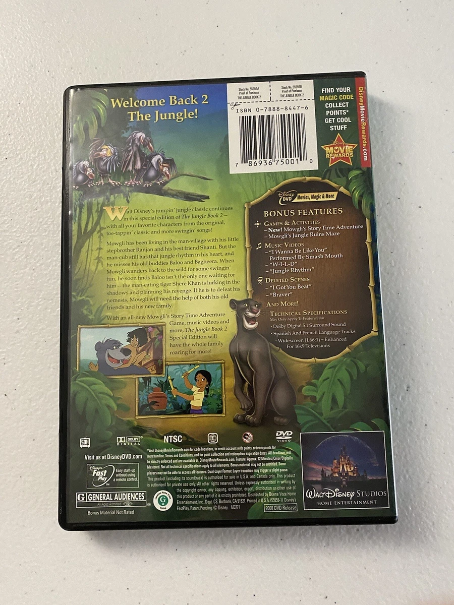 The Jungle Book 2 Dvd Menu
