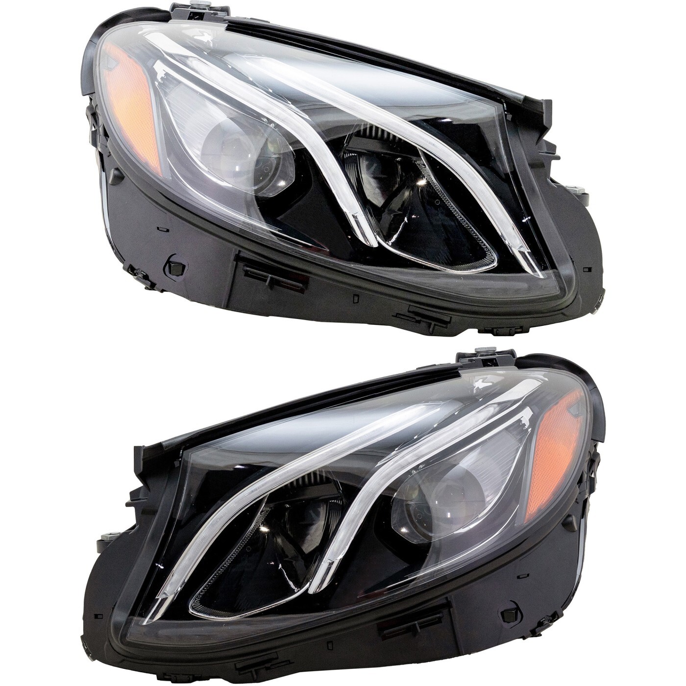 Headlights For 2017-19 Mercedes Benz E300 17-18 E400 Left and Right ...