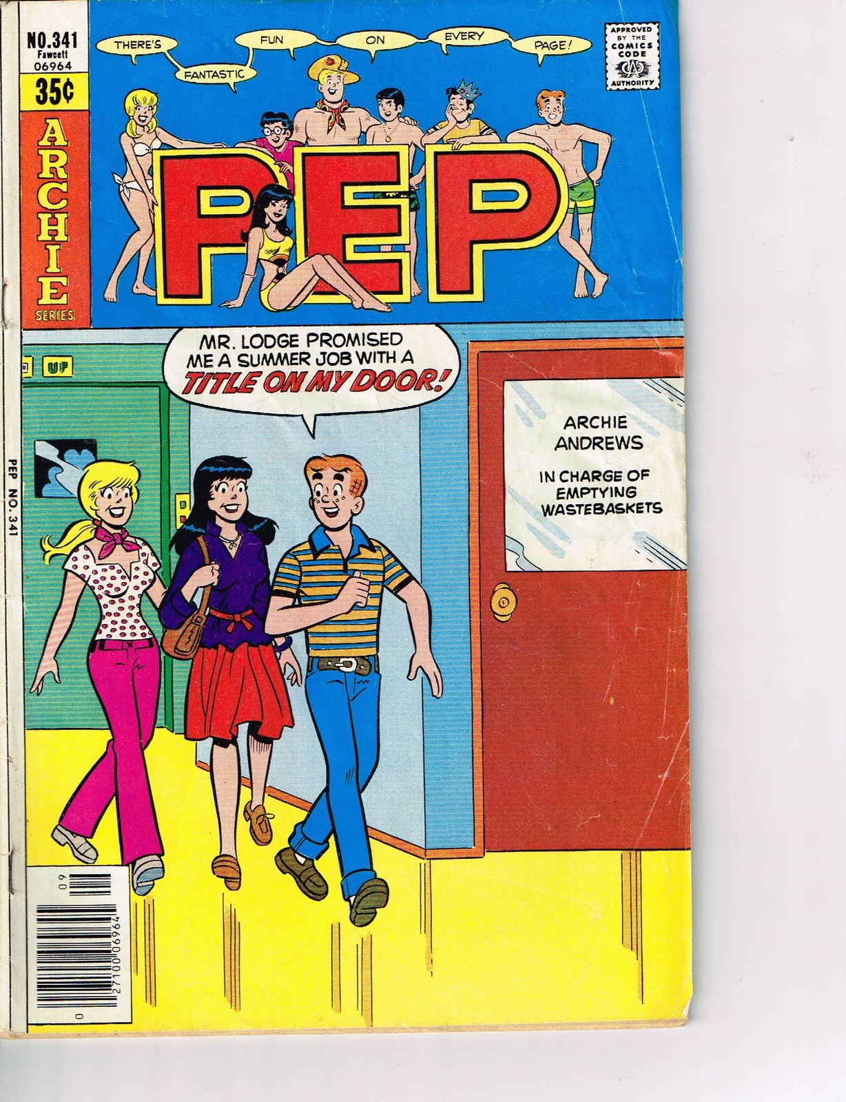 Vintage Comic Book Archie Series PEP No. 341 Sept. 1979 | eBay