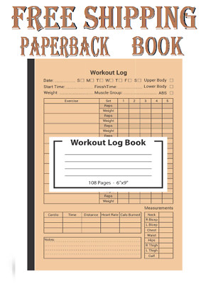 Workout Log Book: Gym Tracker Journal / Fitness Planner Notebook ...