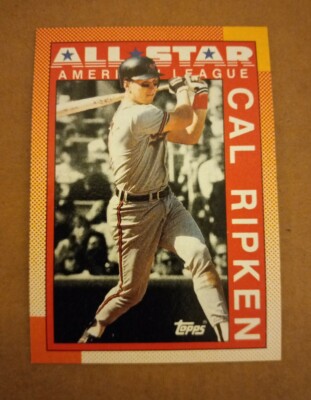 1990 Topps All Star CAL RIPKEN JR Baseball Card #388. BALTIMORE ORIOLES ...
