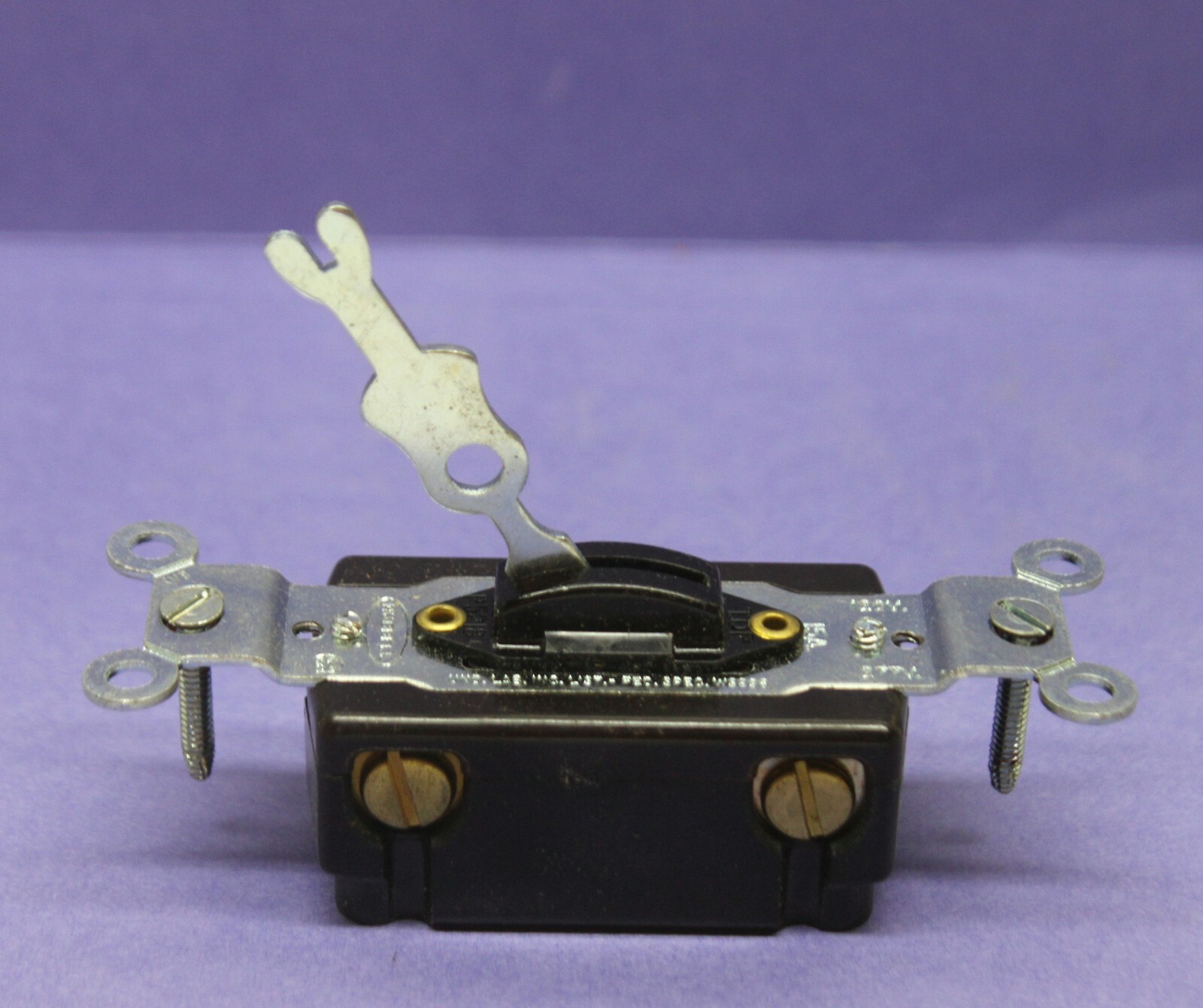 ⚡Vintage Hubbell Toggle Keyed Lock Locking Switch w/ Key, Single-Pole ...