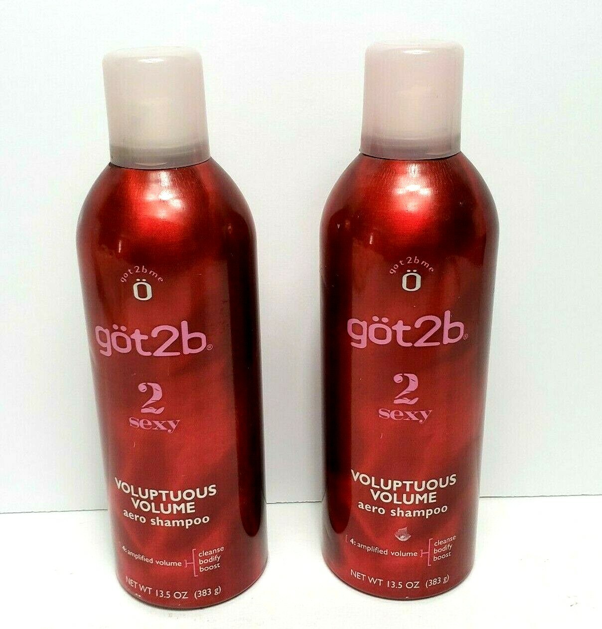 2x got2b Aero Shampoo Schwarzkopf 2Sexy Self-Foaming Mousse 13.4oz Lot ...