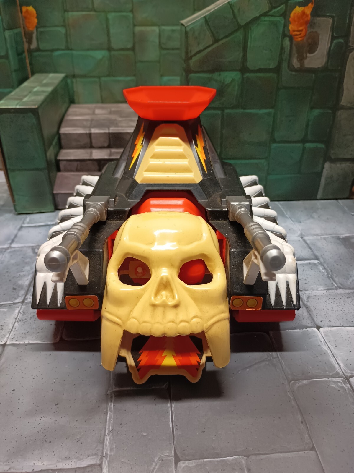 Vintage Voltron Skull Scavenger Tank Vehicle 1984 Working near complete ...