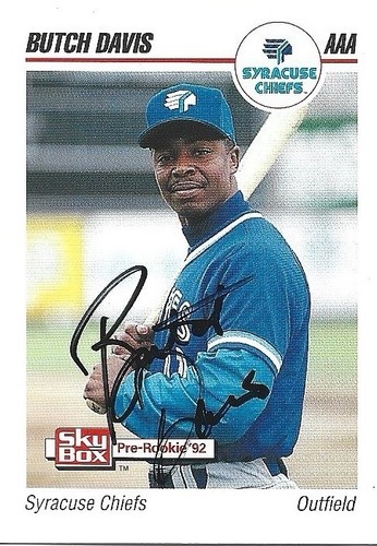 1992 SkyBox Pre-Rookie - AAA Packs Butch Davis #224 for sale online | eBay