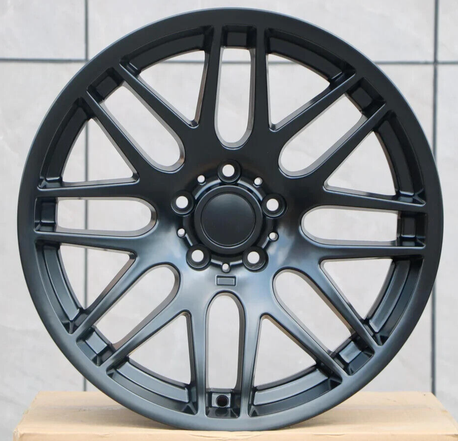 Set of Four 18x9.0 Satin Black 5x120 ET35 Wheels For BMW Rims | eBay