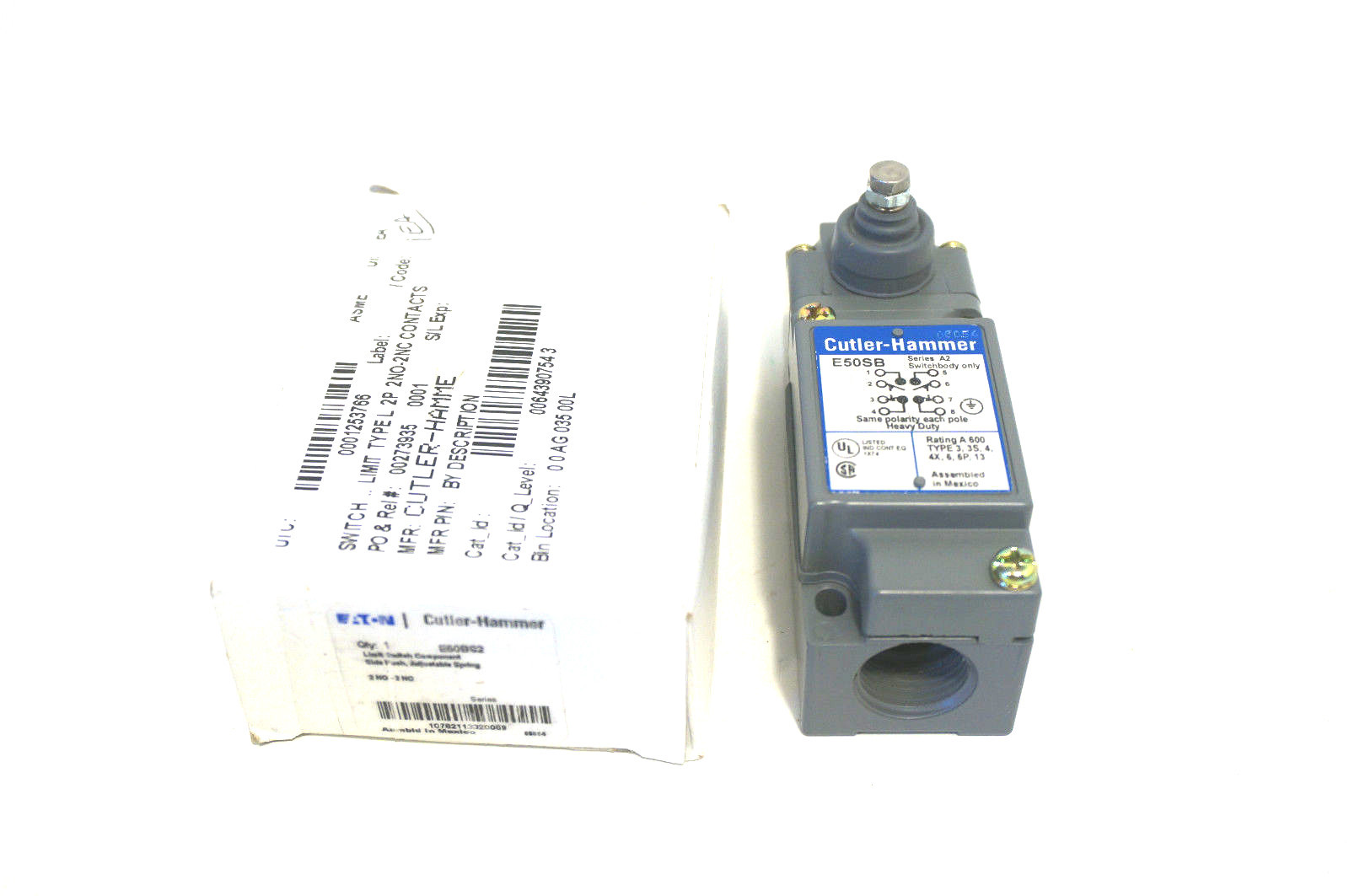 NEW CUTLER HAMMER E50-BS2 LIMIT SWITCH E50BS2 / E50SB | eBay