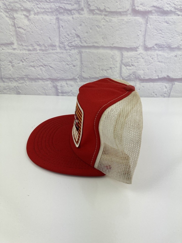 Vintage 70s Ricky Rudd Mesh Trucker Hat Snapback Hat Baseball Cap USA ...