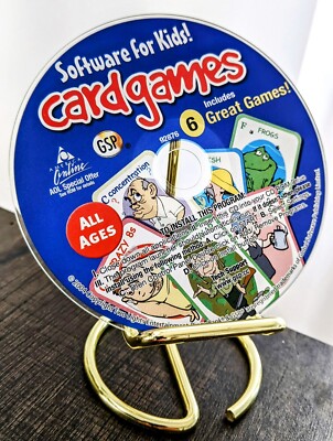 CARD GAMES America Online Collectible Disc, AOL CD, PC GAMES, Vintage ...