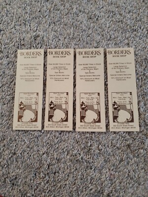 Vintage Genuine Borders Book Store Bookmark, Shop Mementos | eBay