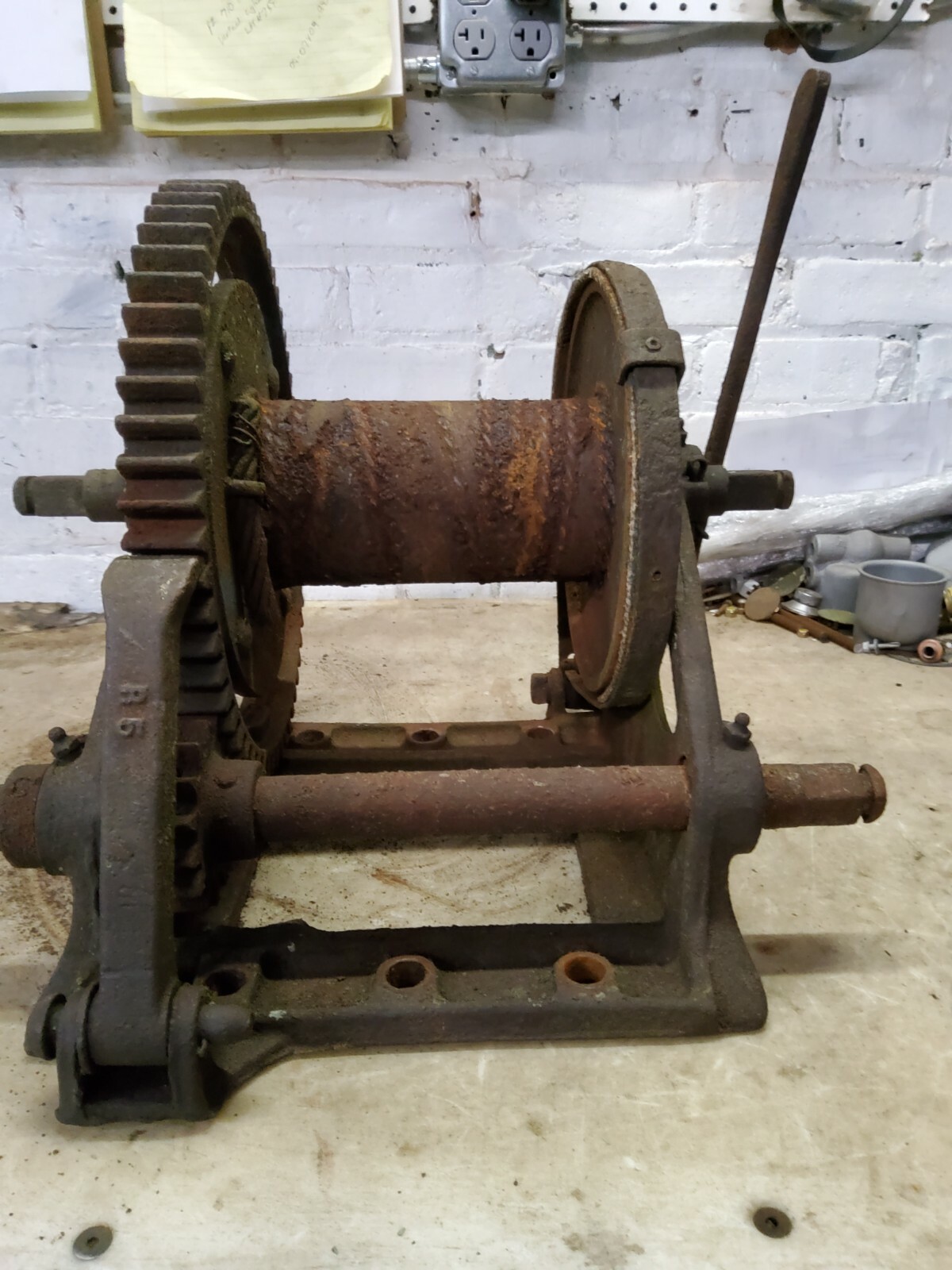 Vintage Sasgen Derrick winch | eBay