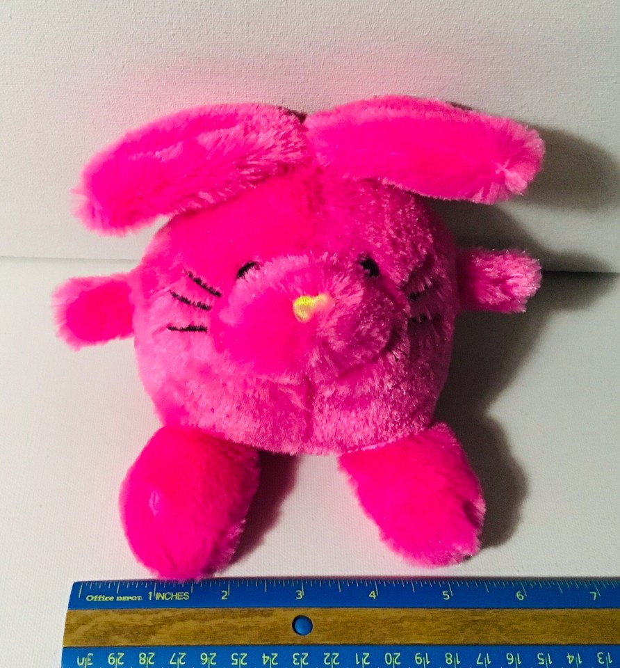 New Dan Dee Collector's Choice PINK Round Rabbit Easter Plush Stuffed ...