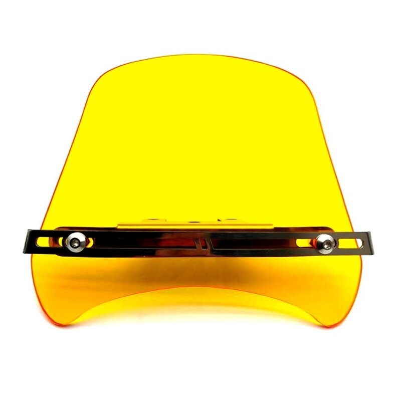 Motorcycle Small Windshield Windscreen Wind Defector Motorcycle ...