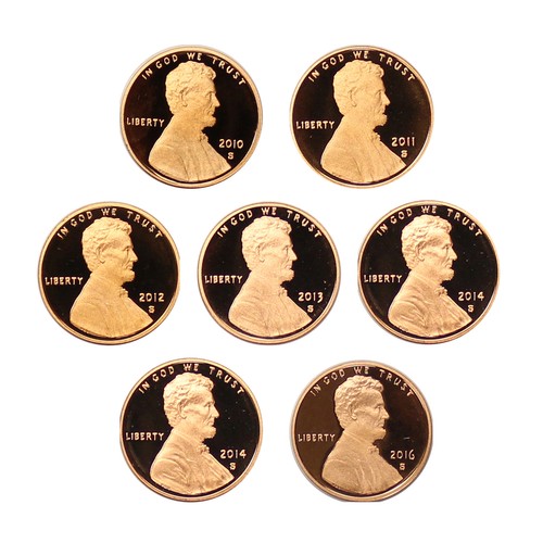 2010-2016 Proof Lincoln Shield Cent Run 7 Coin Set | eBay