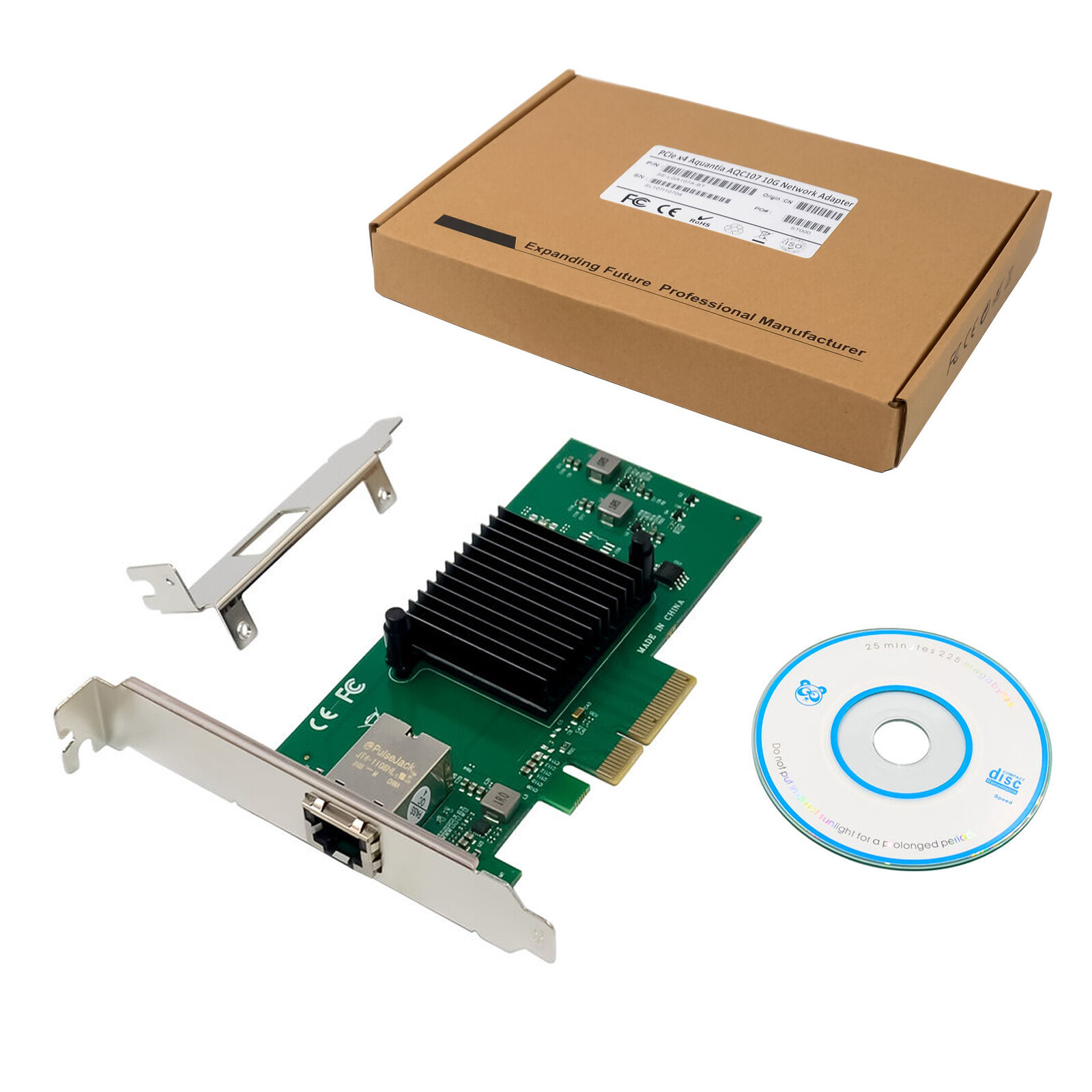 PCI-E 1-Port 10Gbps Gigabit PCI Express (PCIe x4) Network Card | eBay