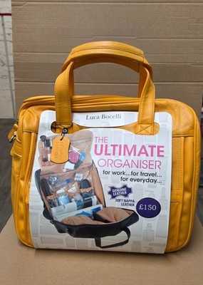 LUCA BOCELLI Yellow Genuine Leather "The Ultimate organiser" Bag - CG ...
