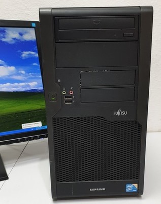 FUJITSU ESPRIMO Windows XP Maschinen PC Computer 4GB 3,16GHz 160GB LPT ...