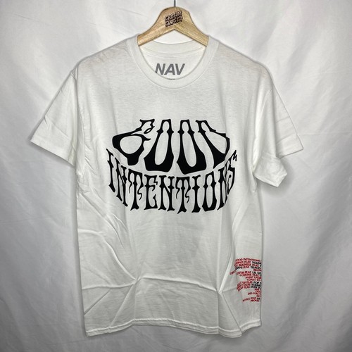 Nav x VLONE XO Good Intentions Hip Hop Rap Tour Merch Tee in White S | eBay