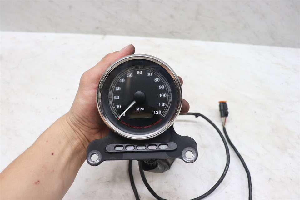 1998 Harley Evo Dyna FXD Speedometer Speedo Gauge Meter Cluster ...