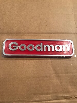 Goodman Furnace Name Plate Label 0161F00086 | eBay