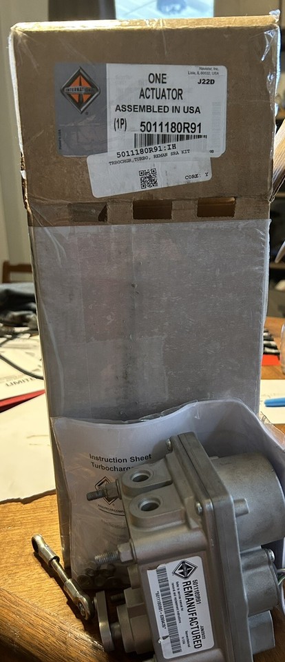 5011180R91 - TURBOCHARGER International Actuator KIT, REMAN NEW With ...