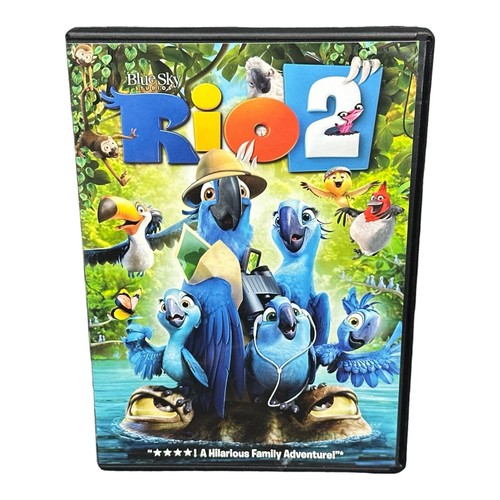 Rio 2 - (DVD, 2014) Jesse Eisenberg Anne Hathaway Jemaine Clement ...