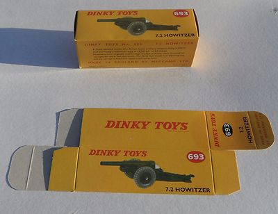 High Quality Reproduction Dinky Military Boxes - 693 7.2 Howitzer | eBay UK
