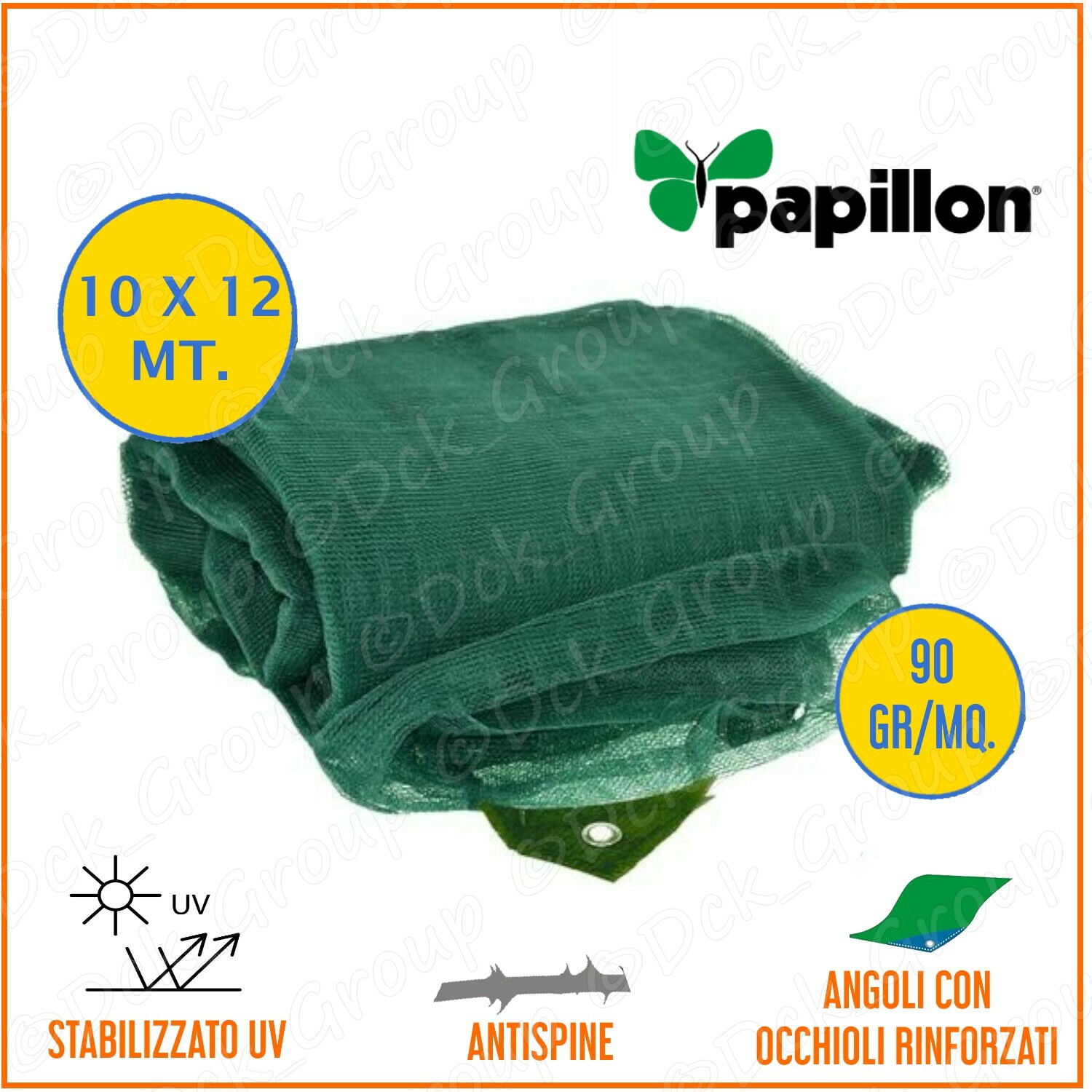 Telo Olive Rete Raccolta Antispina Resistente Pesante 90 GR/MQ VARIE ...