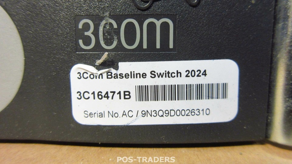 3Com 3C16471B Baseline 2024 24-Port 10/100 Unmanaged Ethernet Switch AUTO MDIX | eBay