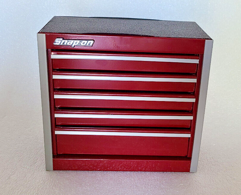 Snap-On New Cranberry Miniature Bottom Tool Box Base Cabinet Mini LOGO ...