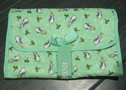 PETER RABBIT Enfamil Foldable & Portable Diaper Changing Pad Mint Green ...