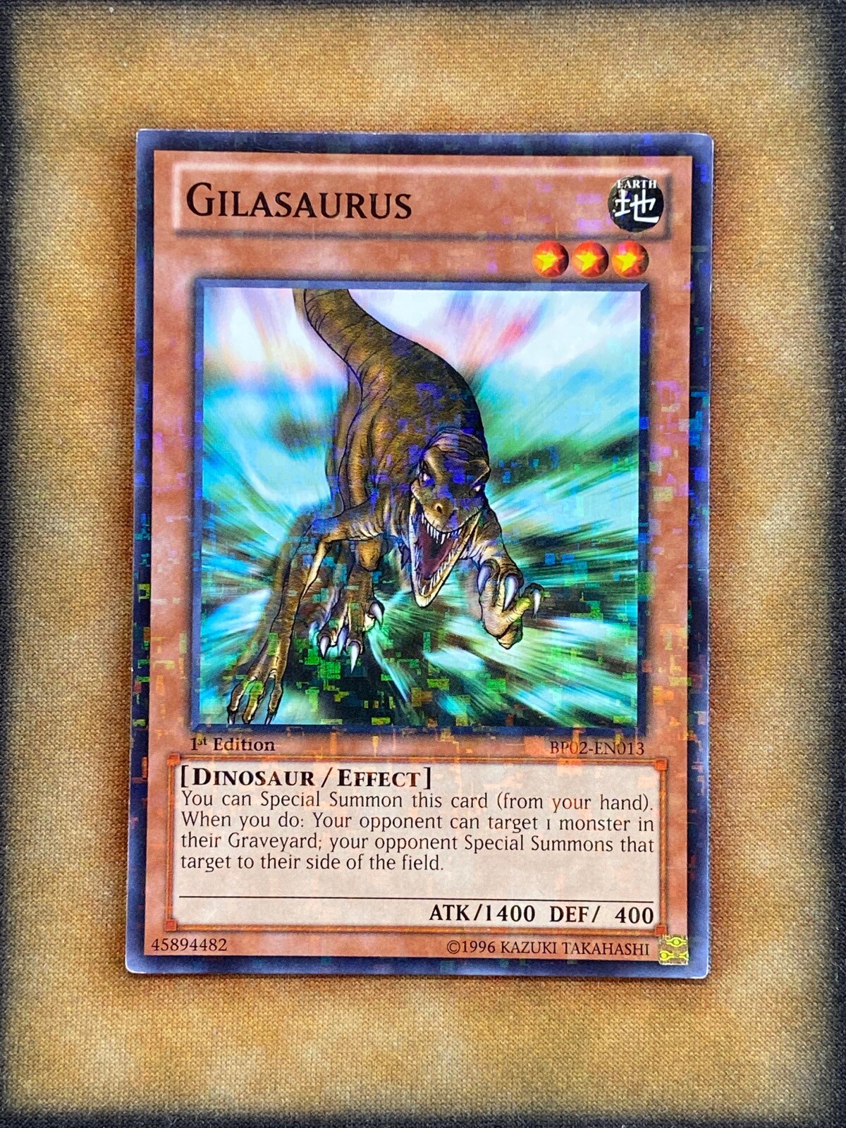 Yu-Gi-Oh! TCG Gilasaurus Battle Pack 2: War of the Giants BP02-EN013 ...