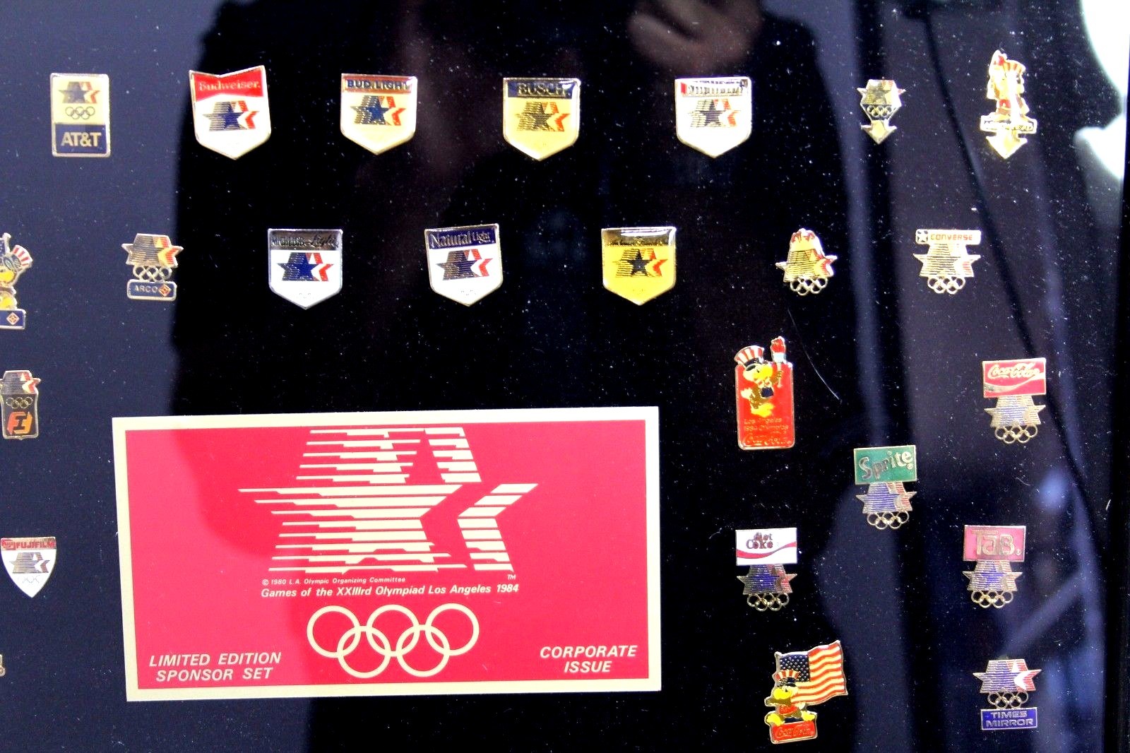 1984 Olympic Pin Set Limited Edition Sponsor Corporate Issue Los ...