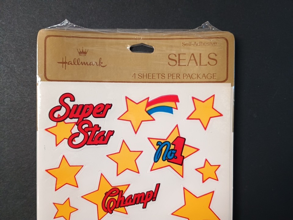Vintage Stickers Hallmark Rainbow Stars Sticker Pack VTG 80s | eBay