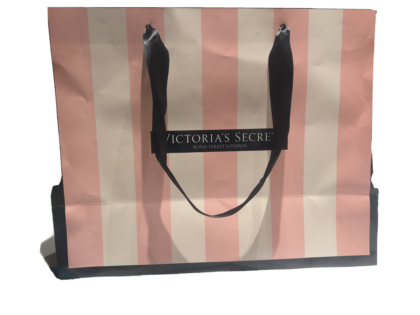 VICTORIAS SECRET PINK STRIPED GIFT BOX/BAG SMALL "7 X 7 X 3" | eBay