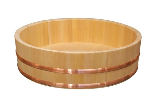 Sushi Oke Kiso Sawara Wooden Japanese Cypress Hangiri Handai Rice ...