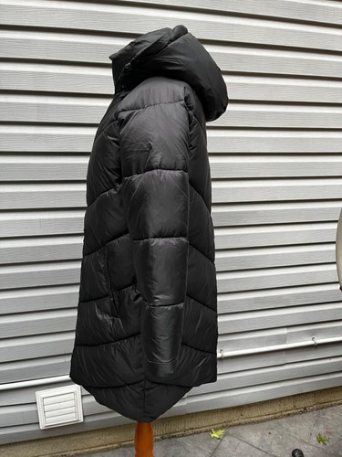 New with Tags EXPRESS Puffer BLACK JACKET COAT Hooded size M Orig. $228 ...