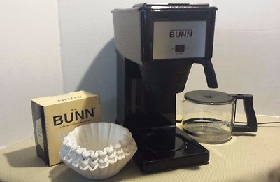Bunn GRX-B Velocity Brew Original Coffeemaker with Carafe plus Filters ...