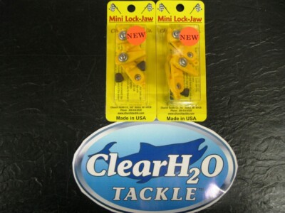 2PK CHURCH TACKLE CO. MINI LOCK-JAW CLIPS (2 clips per pack) | eBay