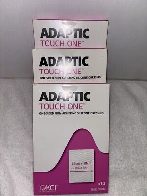 ADAPTIC Touch One One-Sided Non-Adhering Silicone Dressing 3"x4" 3 ...