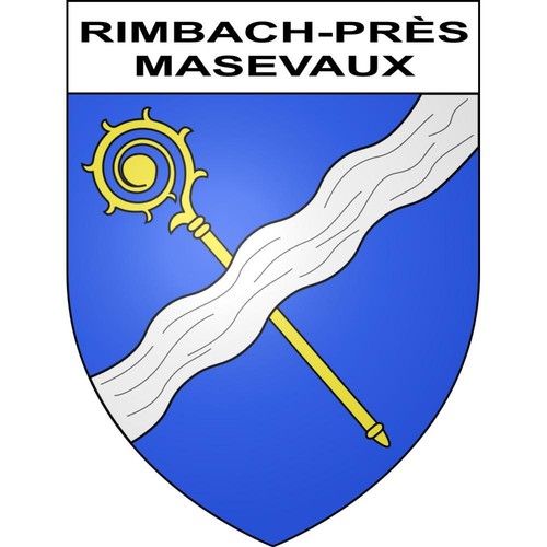 Rimbach-près-Masevaux 68 ville sticker blason écusson autocollant ...