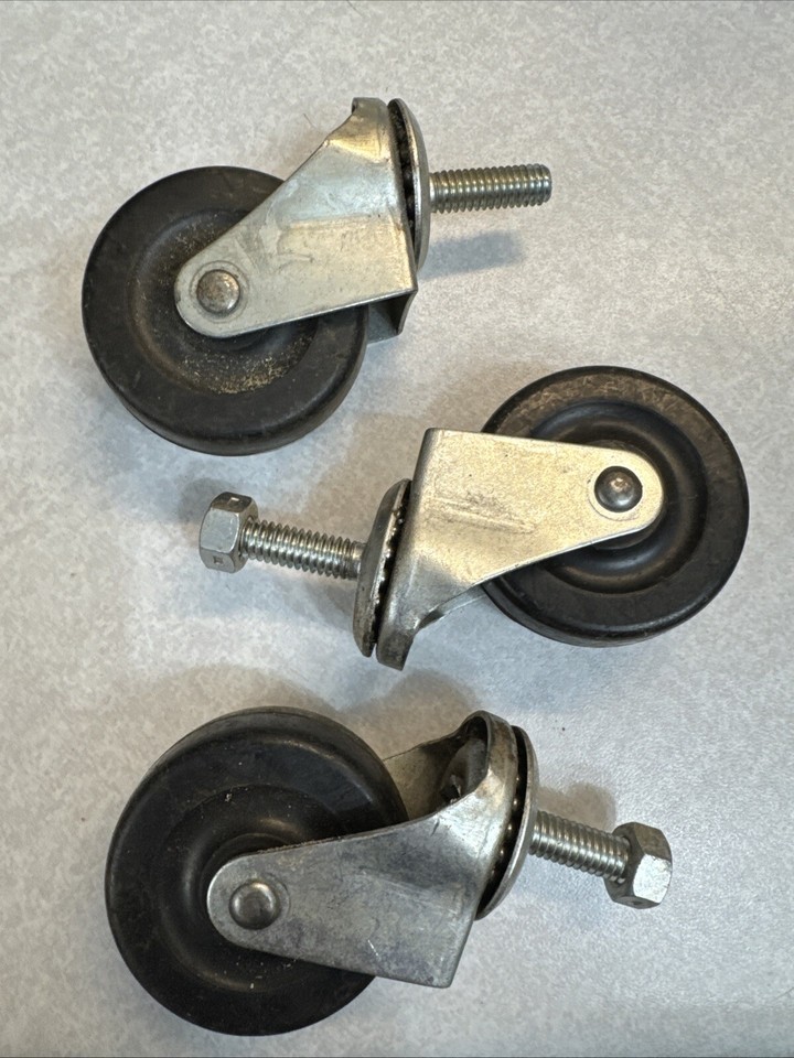 (3) THREE 2 Inch Spinning Caster Wheels - Heavy Duty - GOOD | eBay