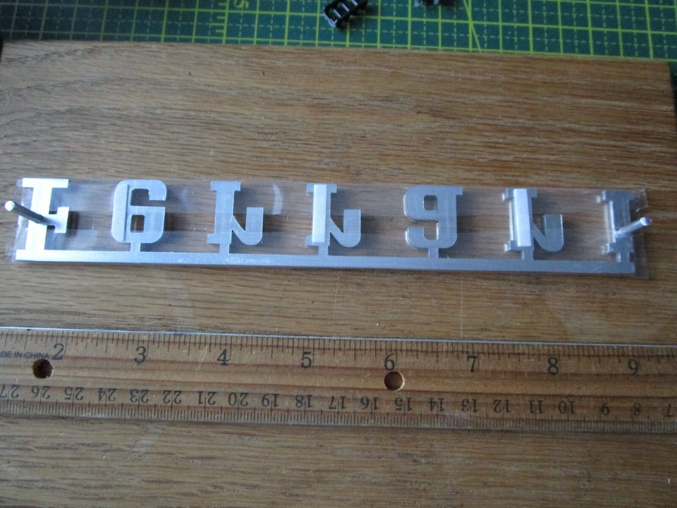 Ferrari "OEM" Script Metal Badge Emblem 328 308 348 Testarossa Mondial ...