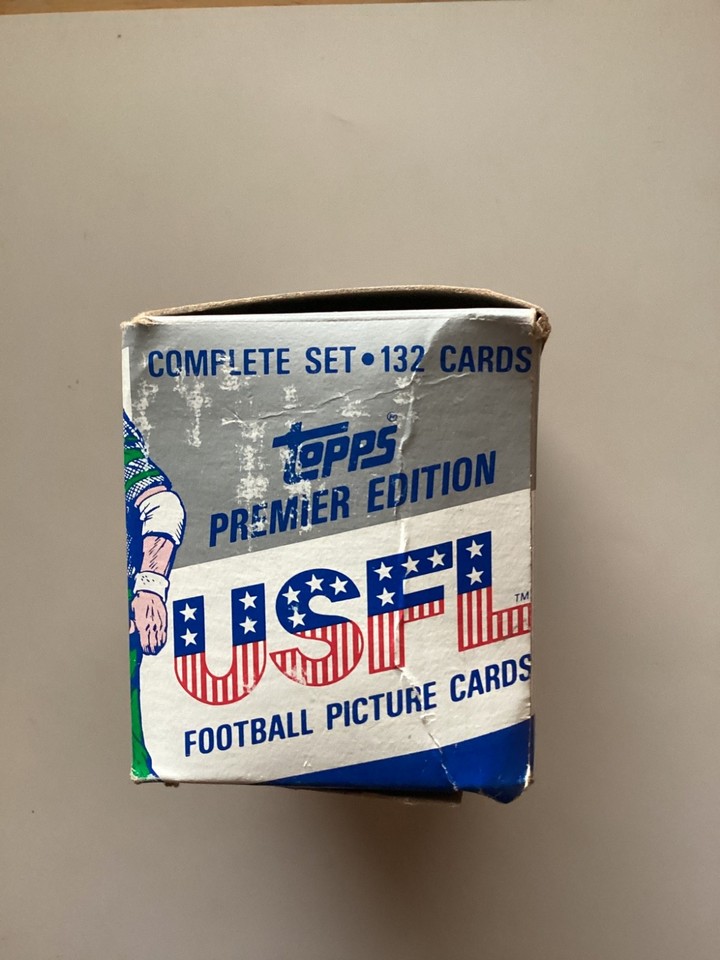 1984 Topps USFL Premier Partial Set Football Cards + Original Box | eBay