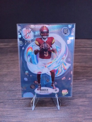 2025 Topps Signature - Jayden Daniels (RC) 💎 Blue Fluidity 2/5 💥CASE ...