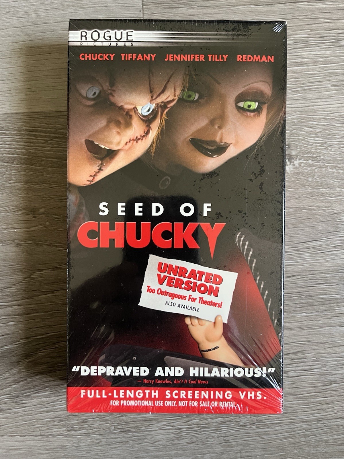 Seed of Chucky VHS Sealed New Screener | eBay