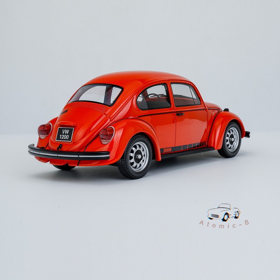 Otto 1:18 Volkswagen Beetle Phoenix Red L32K-1974 Resin Car Model | eBay