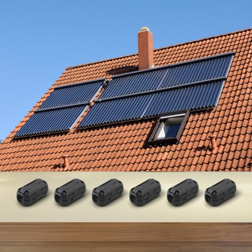 Ferrite Ring Core Cable Clip Set Pack of 10 7mm Inner Diameter Reduce ...