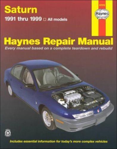 Haynes Automotive Repair Manual Ser.: Saturn, 1991-1999 by ...
