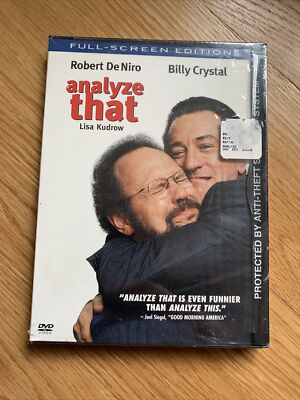 Analyze That (DVD FULL SCREEN COMEDY) Snap Case DeNiro, Billy Crystal ...